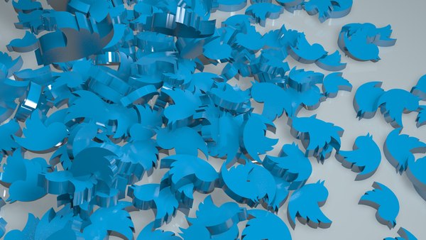 Twitter Logo with Animation 3D - TurboSquid 1809118