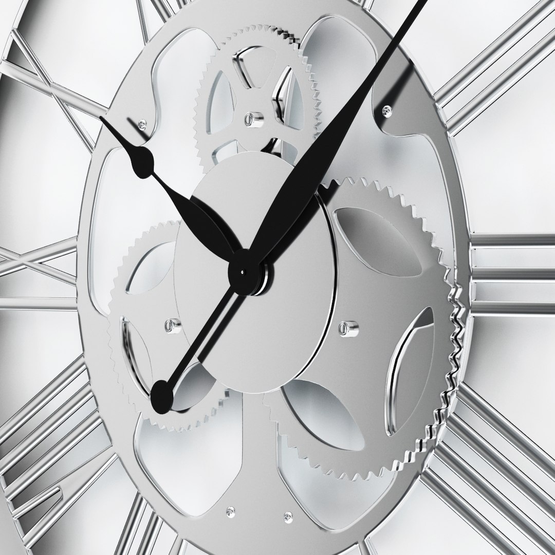 Wall Clock Gear 3d Max