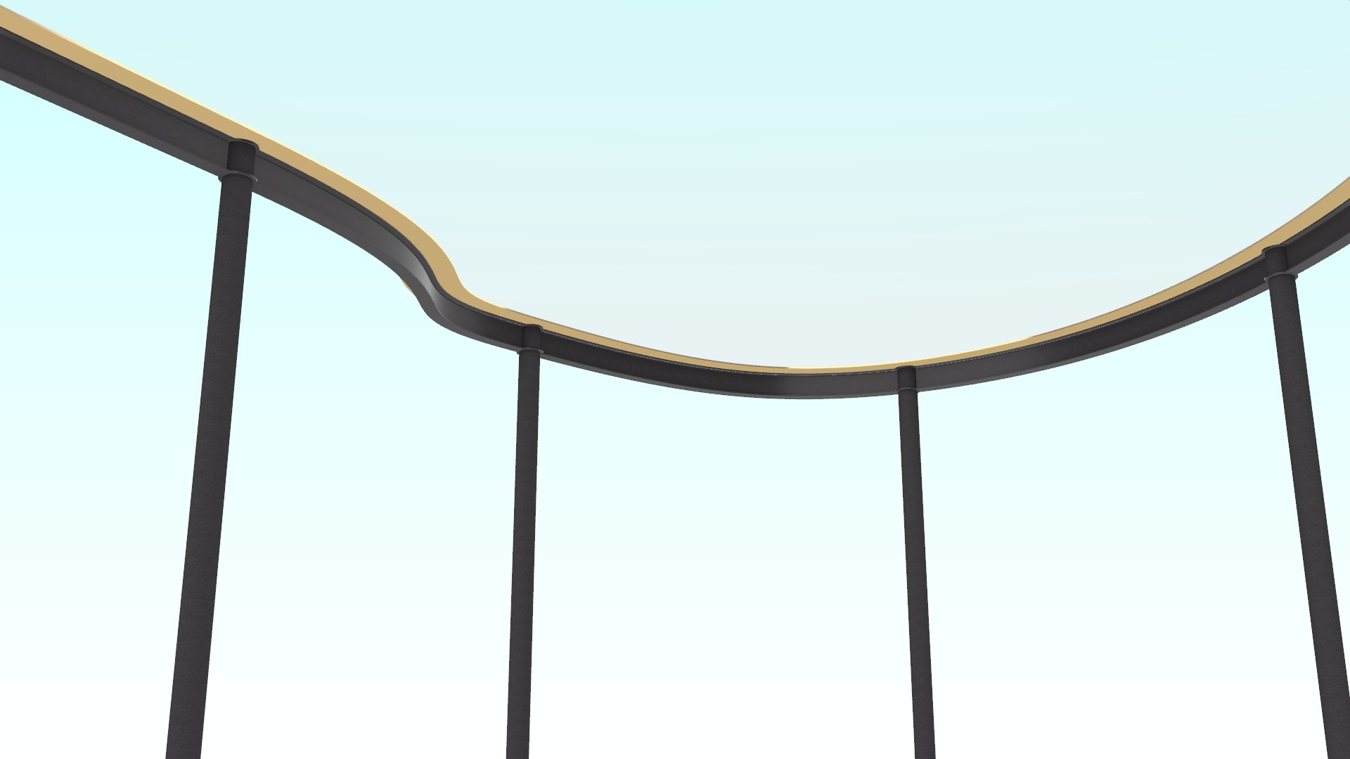 3D Model Curved Steel-framed Building - TurboSquid 2058260