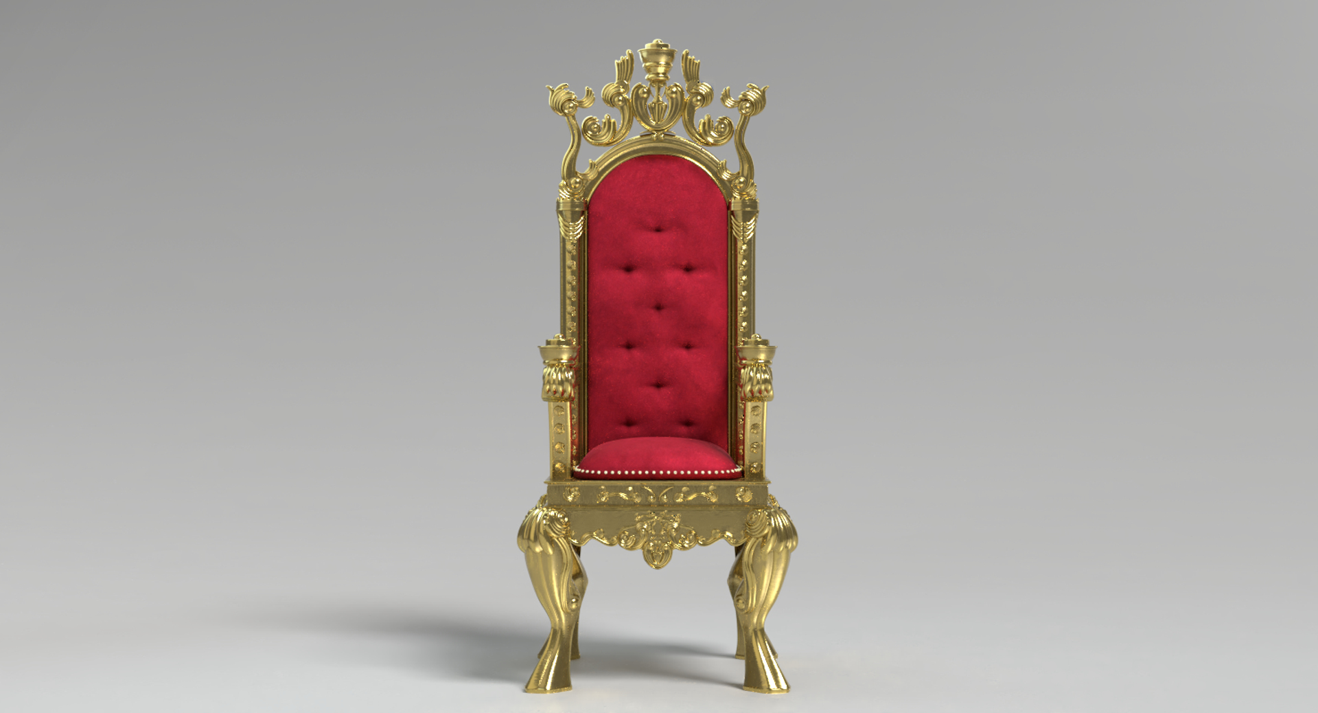 3D Throne Chair S Model - TurboSquid 1255297