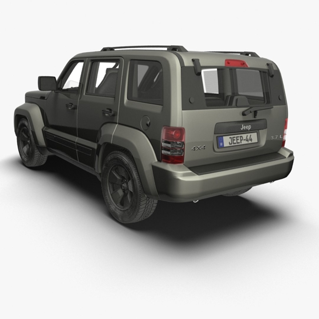 3d Jeep Liberty Levels Details Model