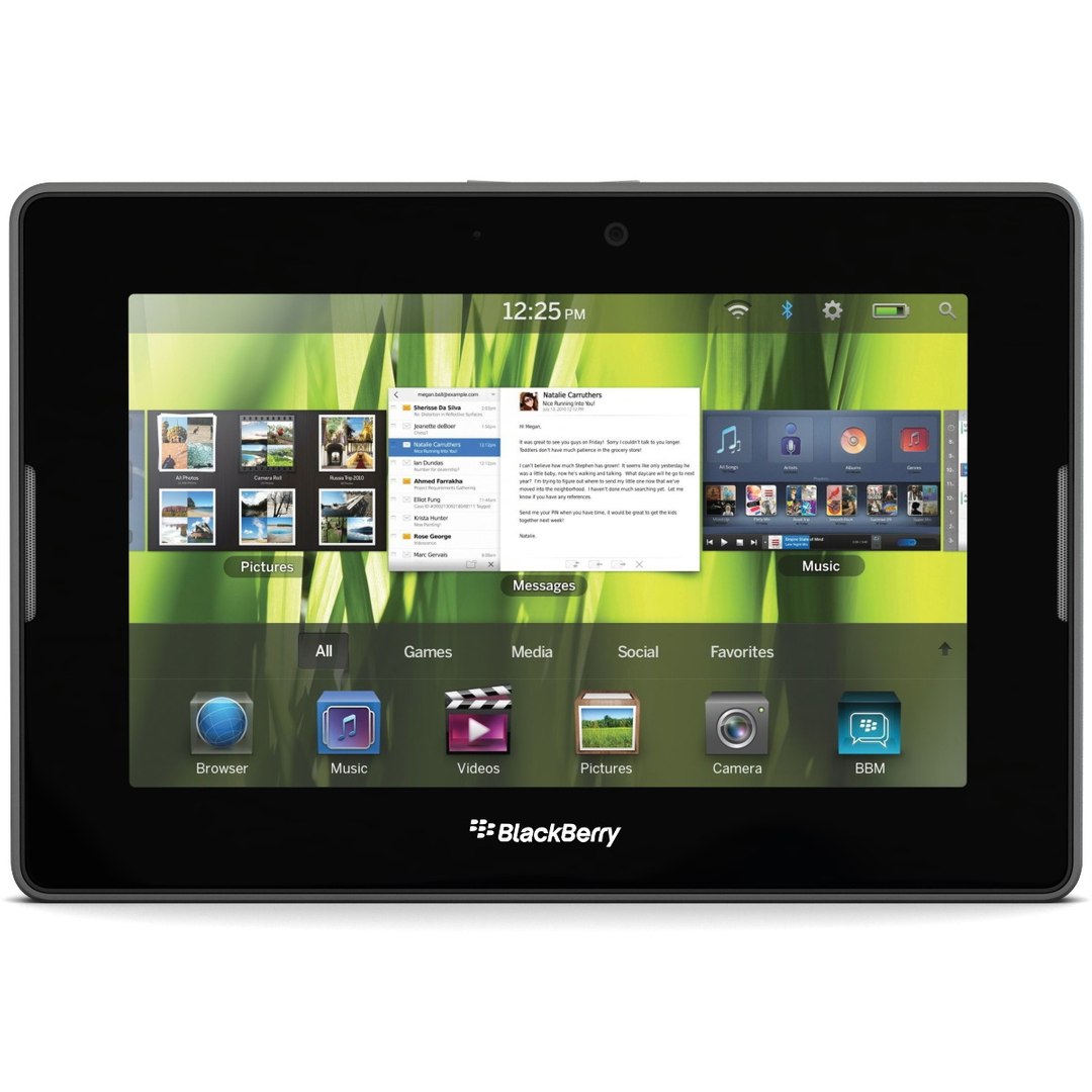 Blackberry Playbook Tablet 3d Max