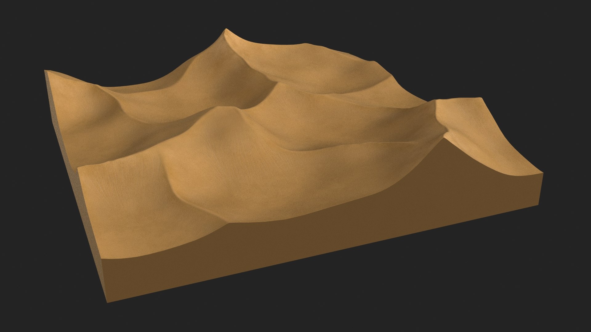 Desert Terrain 3D model - TurboSquid 2144963