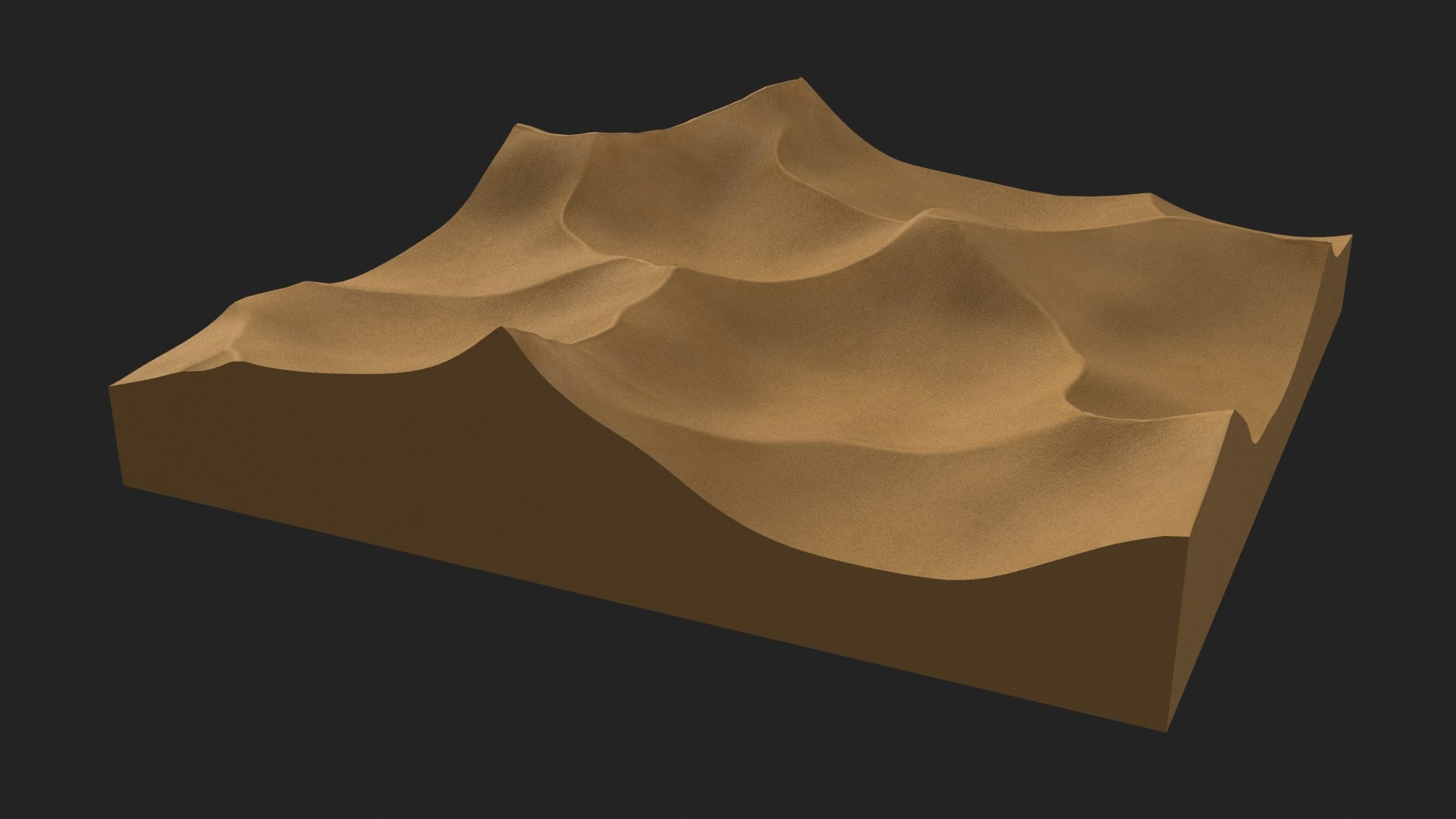Desert Terrain 3D model - TurboSquid 2144963