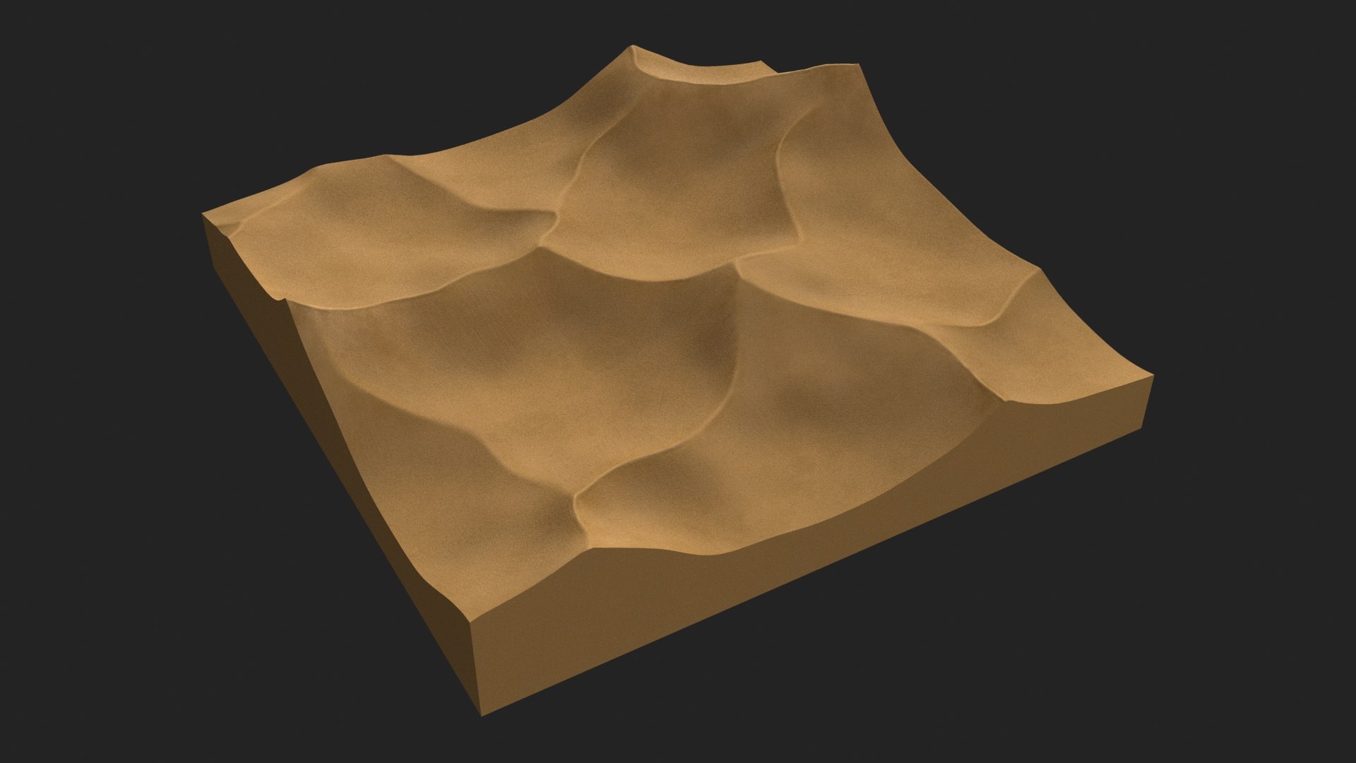 Desert Terrain 3D model - TurboSquid 2144963