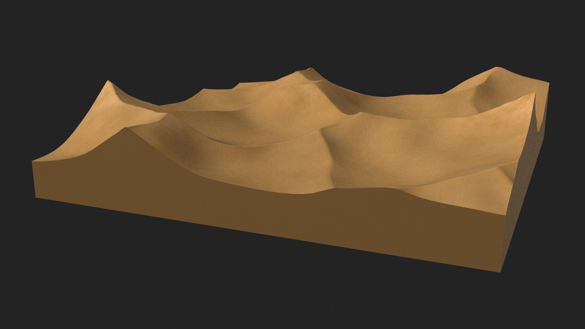 Desert Terrain 3D model - TurboSquid 2144963