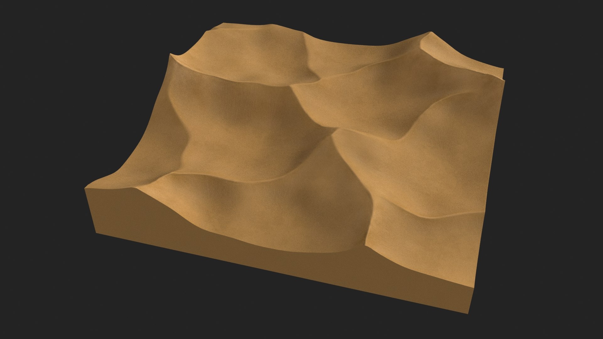 Desert Terrain 3D model - TurboSquid 2144963