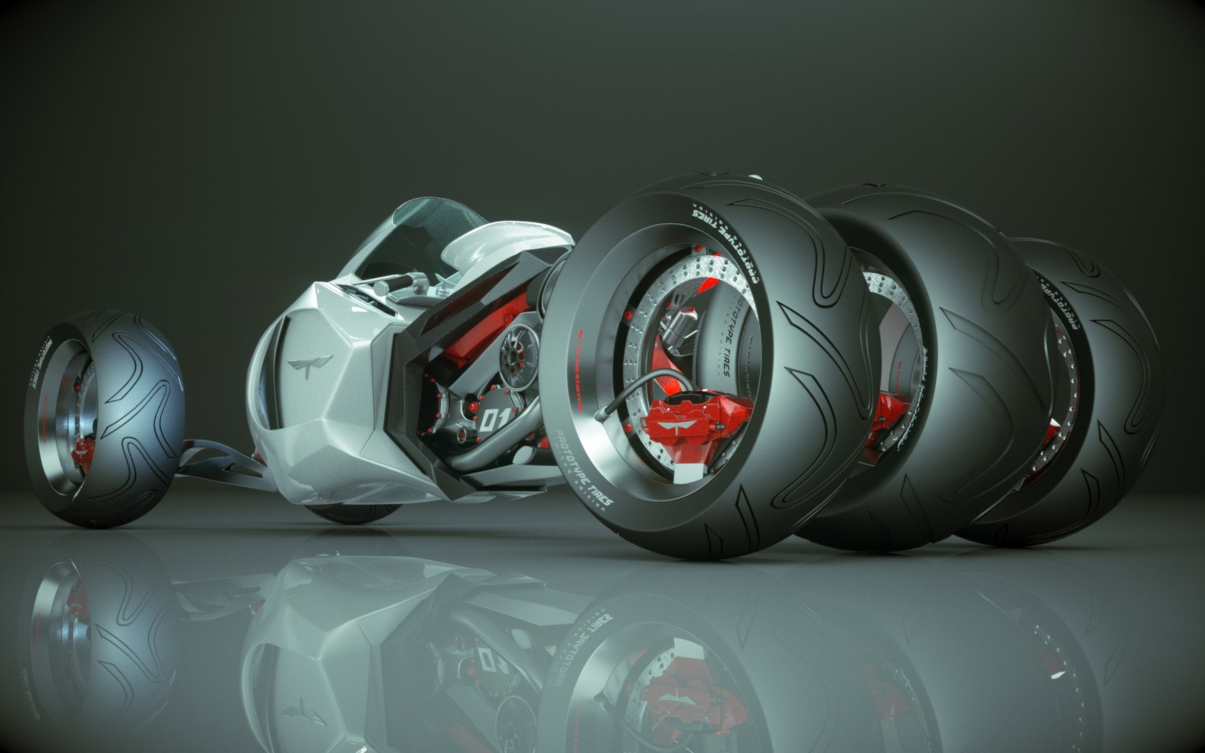 T Bike 2 3 Wheel 02 3D Model - TurboSquid 1798281