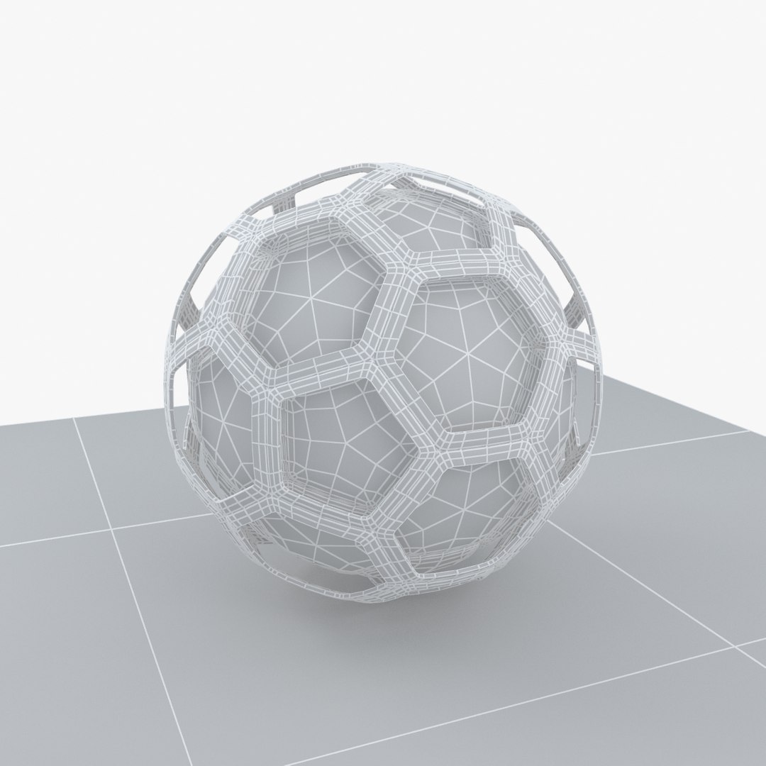 3d Soccer Ball Model