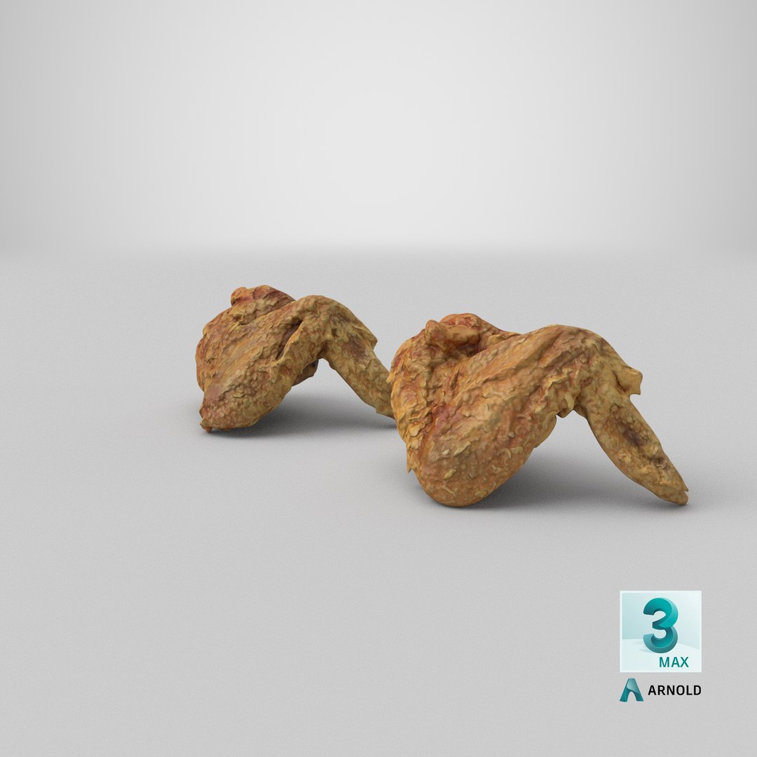 3D Crispy Chicken Wing - TurboSquid 1696138