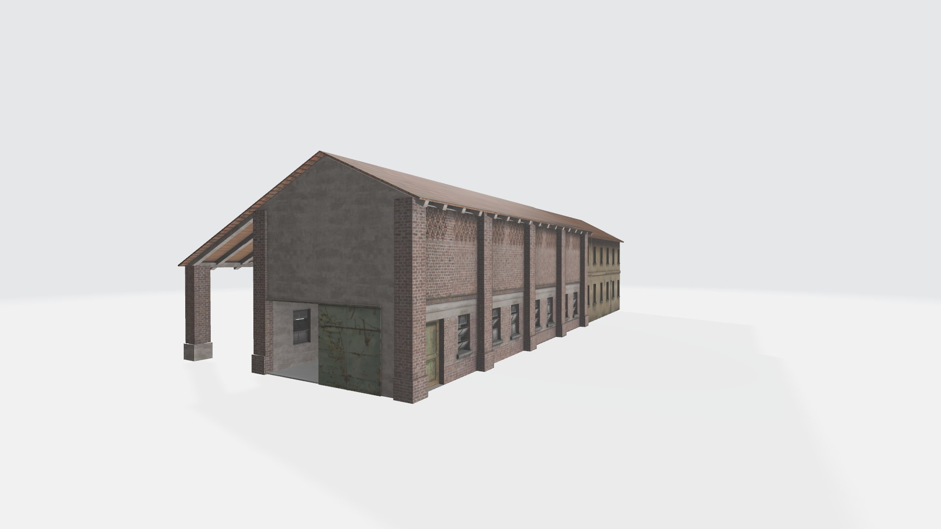 3D Italian old barn italian cascina model - TurboSquid 2171289