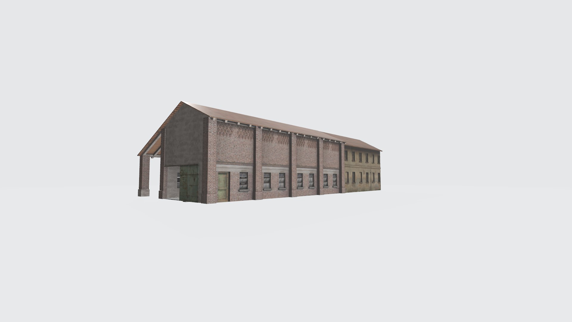 3D Italian old barn italian cascina model - TurboSquid 2171289