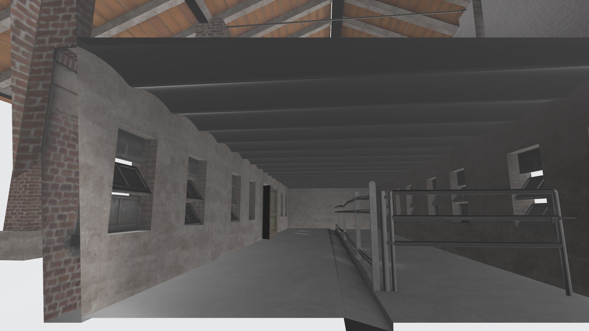 3D Italian old barn italian cascina model - TurboSquid 2171289