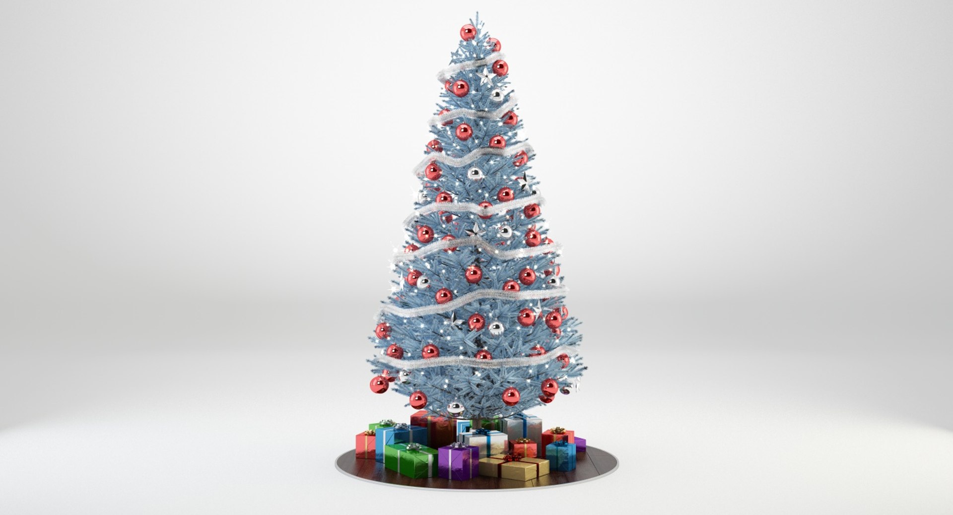 christmas tree 3d c4d