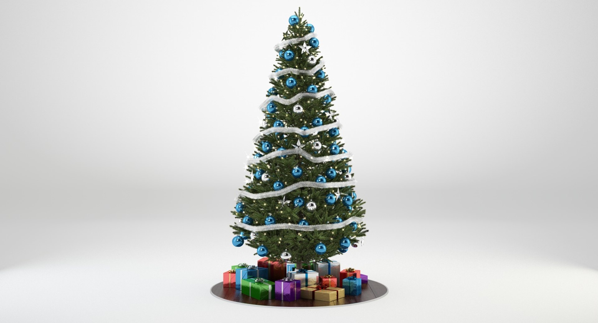 christmas tree 3d c4d