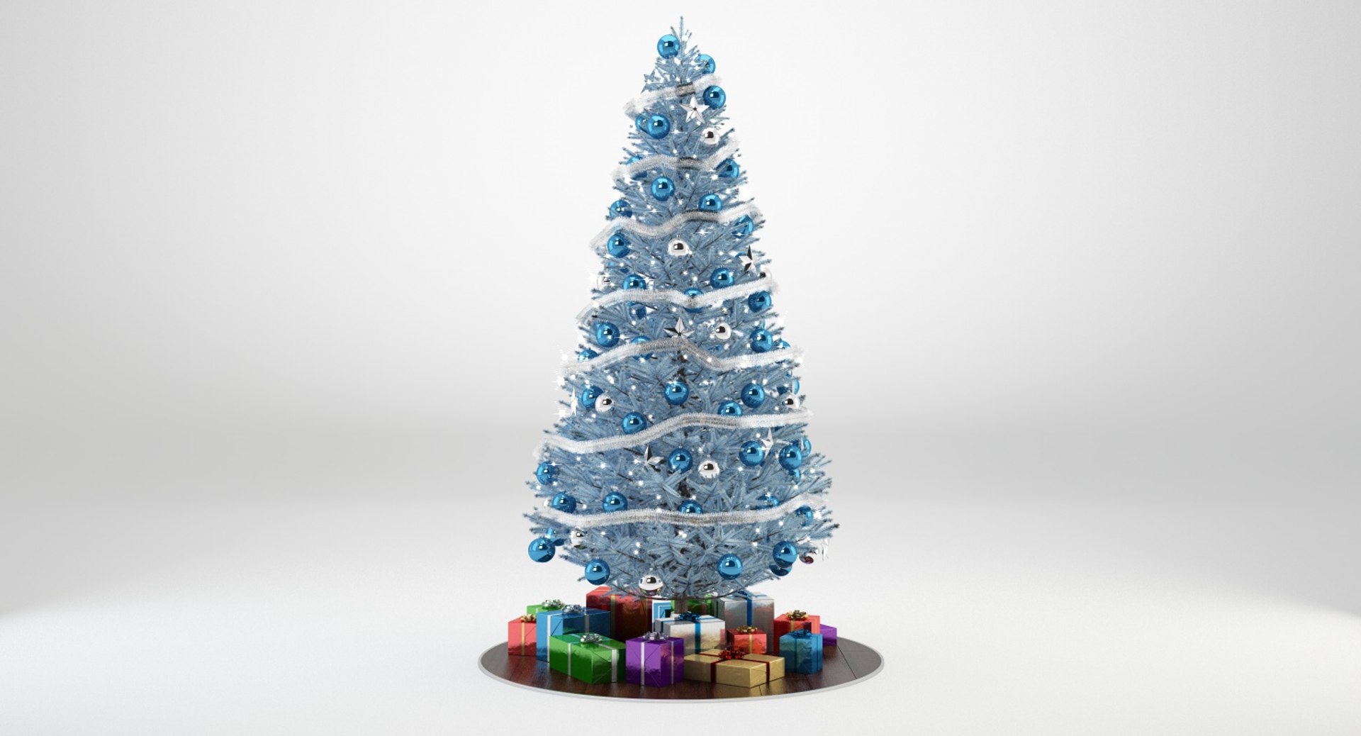 christmas tree 3d c4d