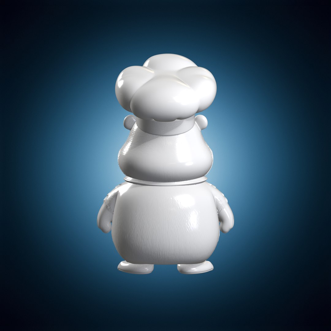 3D Chibi Capybara Chef 3D Print Model Model - TurboSquid 2576464