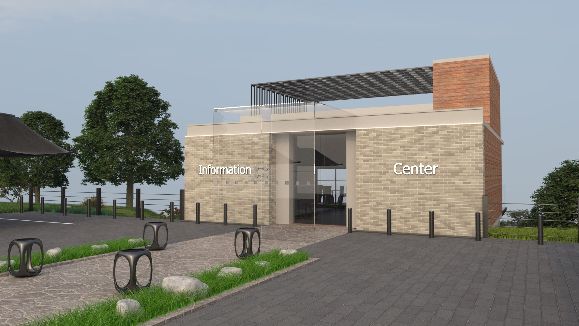 Viewing Information Center Mountain 3D Model - TurboSquid 1493566