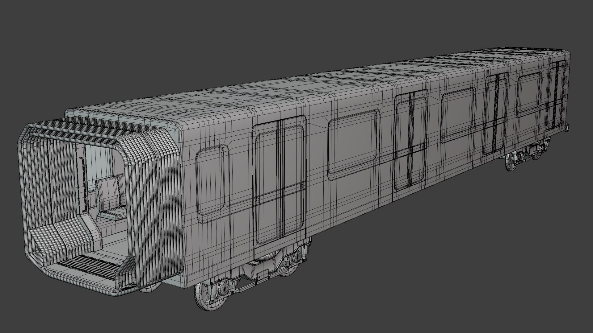3D Metro Locomotive Concept - TurboSquid 2160751