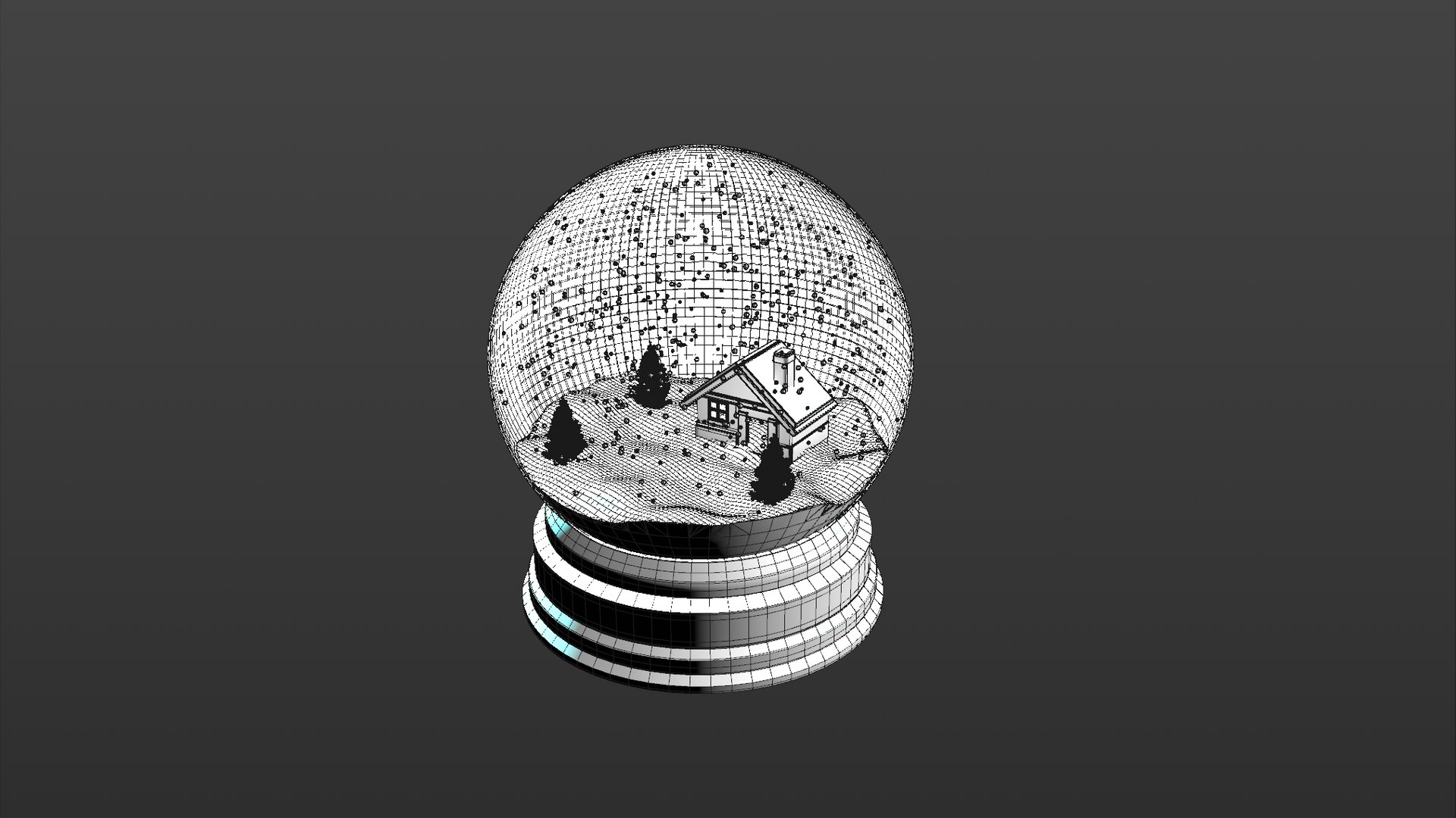 Snowglobe Christmas Animated - Octane 3D Model - TurboSquid 2156314