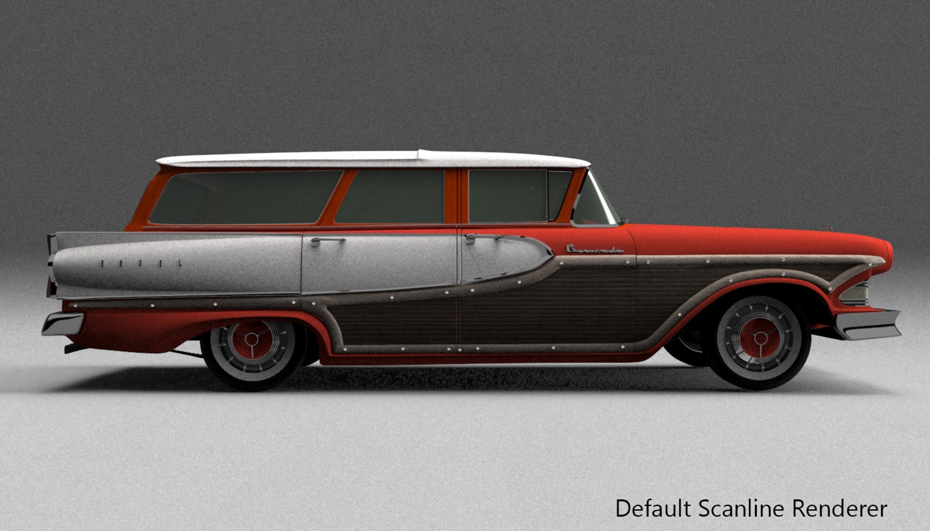 Edsel bermuda 1958 3D model - TurboSquid 1594789