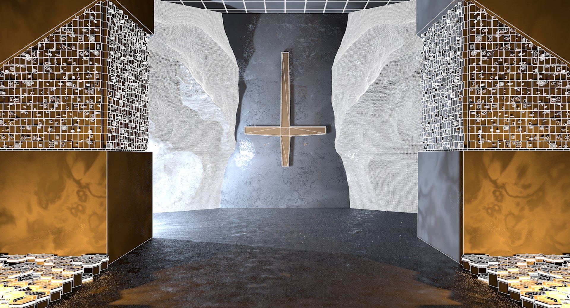 Concepts Dark Temple Environment 3D - TurboSquid 1401931