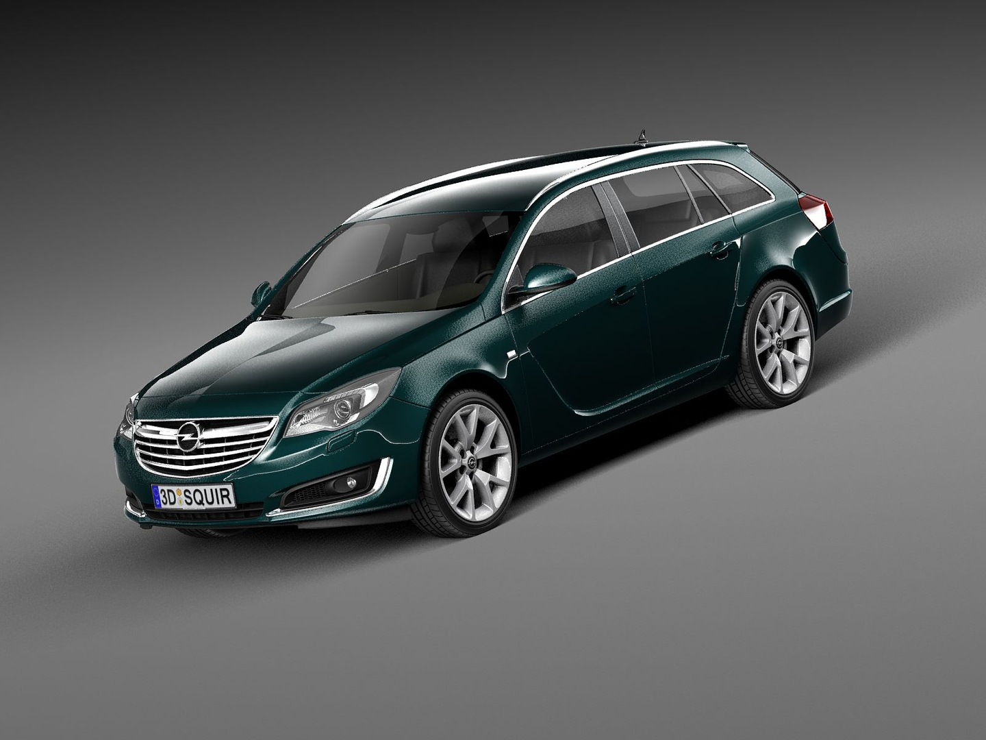 2013 2014 sedan opel 3d model