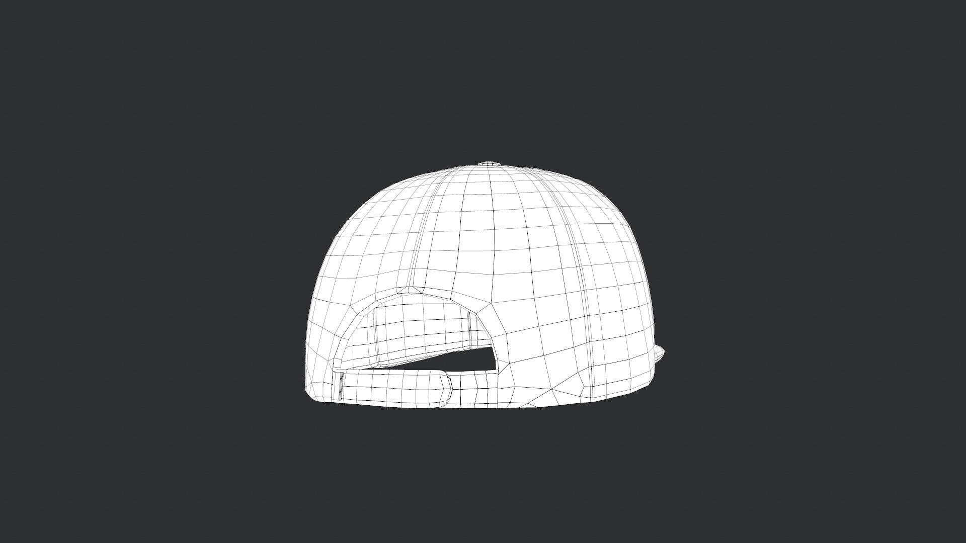 3D Red Snapback Cap model - TurboSquid 1839494