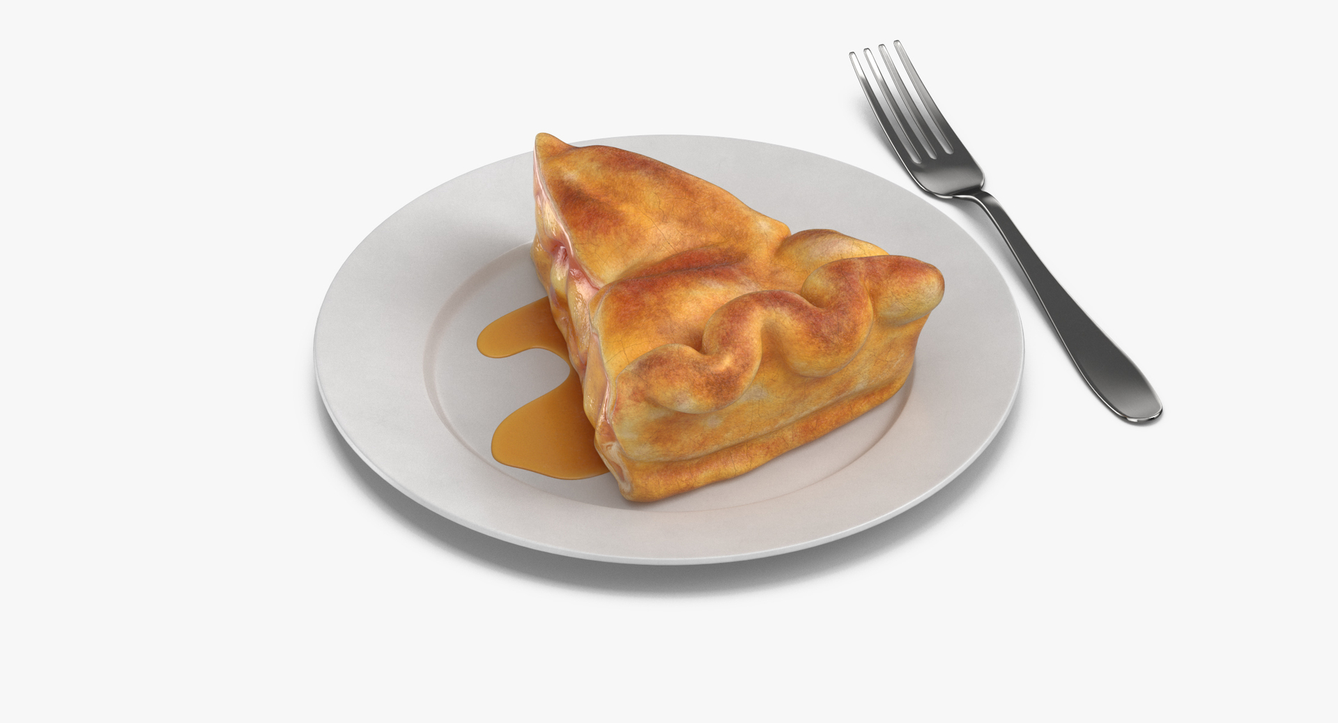 3D Apple Pie Slice Model - TurboSquid 1335100