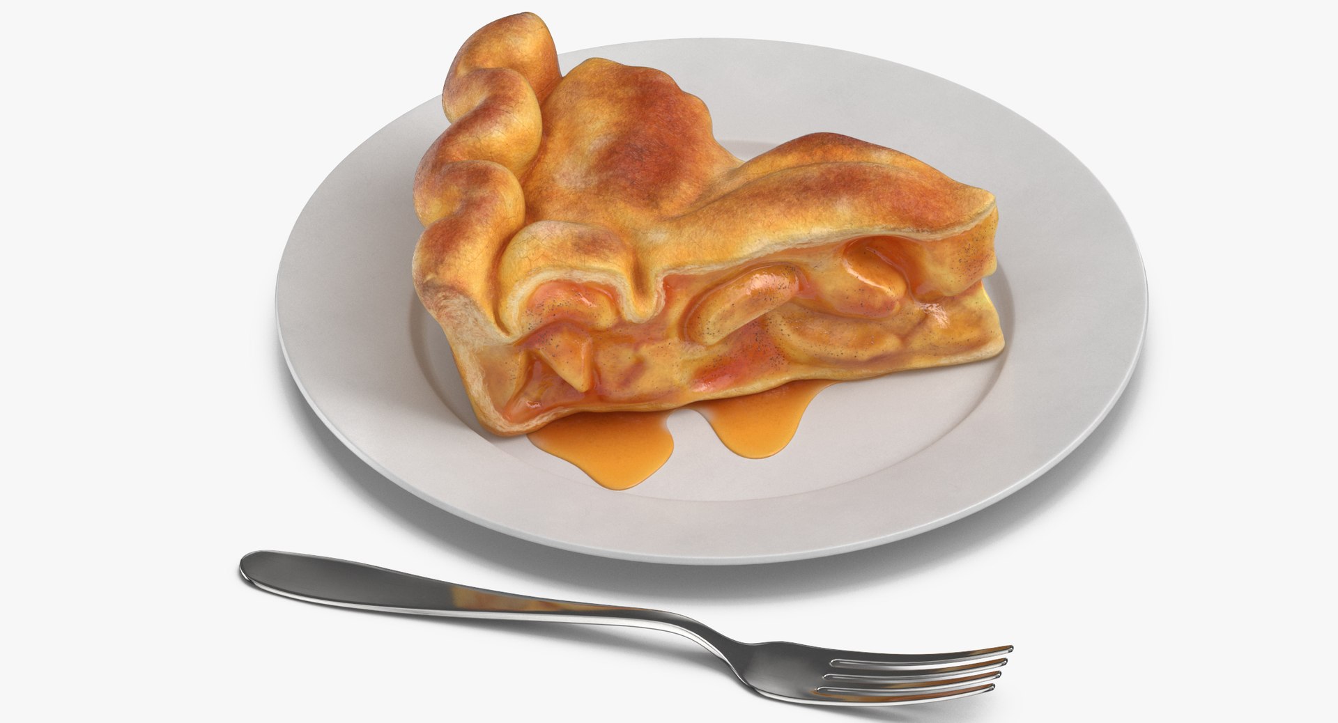 3D Apple Pie Slice Model - TurboSquid 1335100