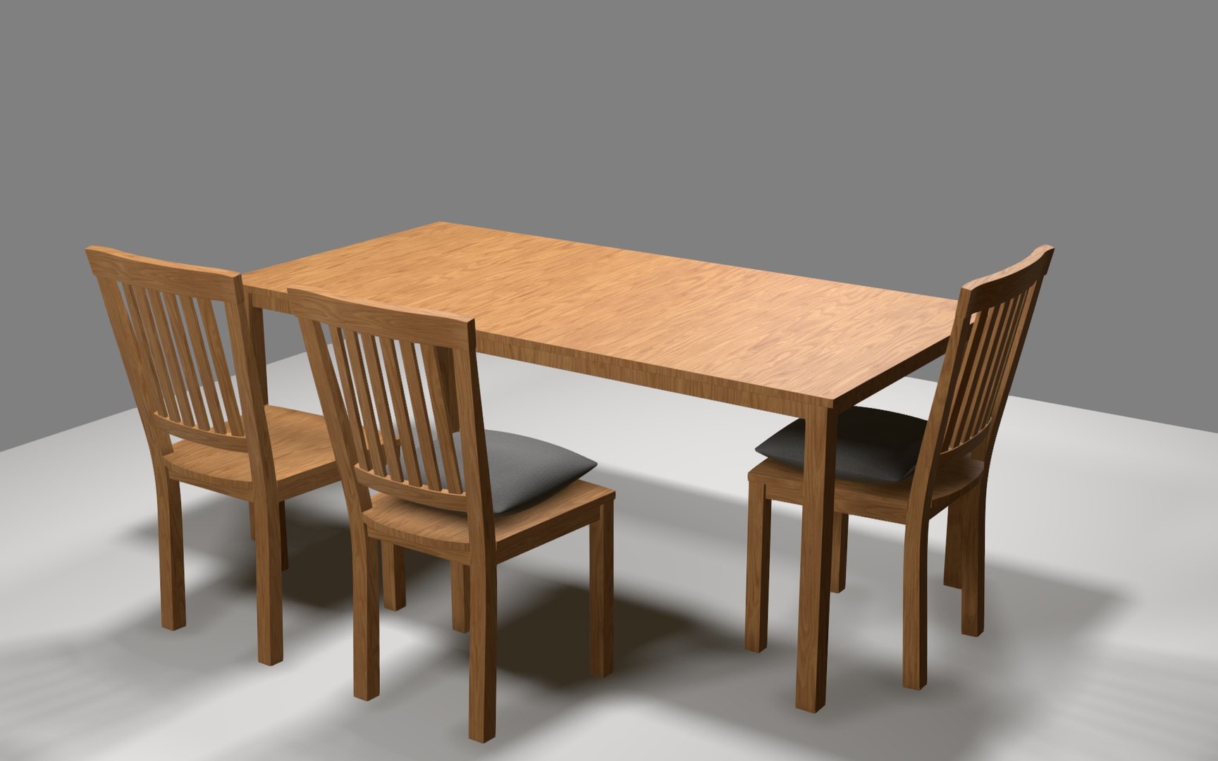 Wood Table Blender 3D Model - TurboSquid 1664125