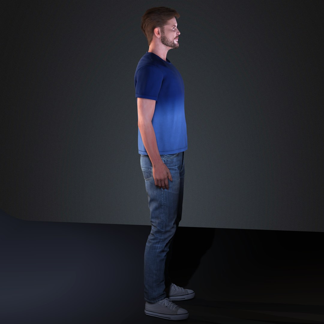 Chris Hemsworth 3D Model - Hyper Realistic - Low Poly 3D Model Low-poly ...