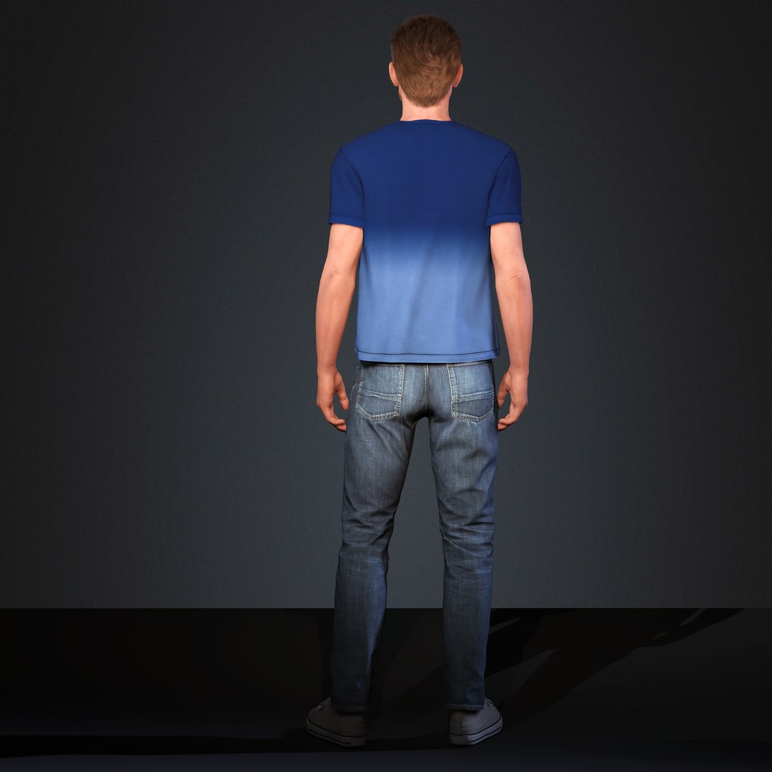 Chris Hemsworth 3D Model - Hyper Realistic - Low Poly 3D Model Low-poly ...