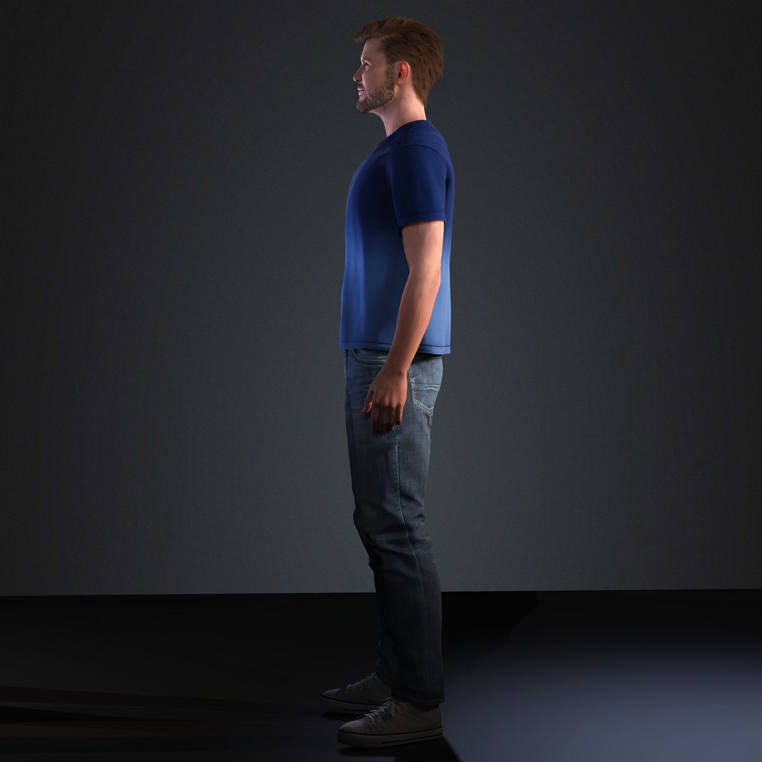 Chris Hemsworth 3D Model - Hyper Realistic - Low Poly 3D Model Low-poly ...