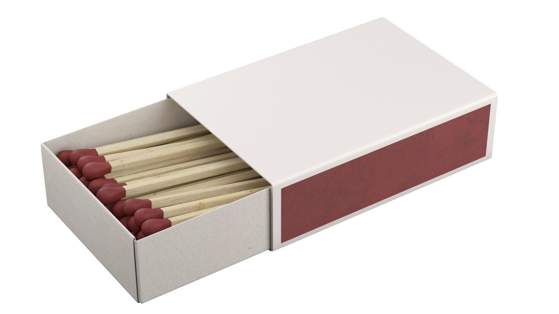 Box Of Matches Model - TurboSquid 2031703