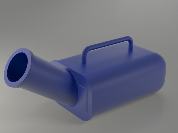 3d model urinal patient