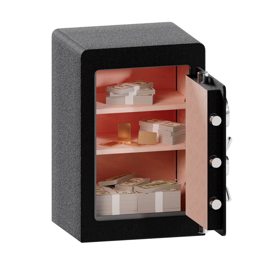 Home Vault Security Safe 3D Model - TurboSquid 2005782