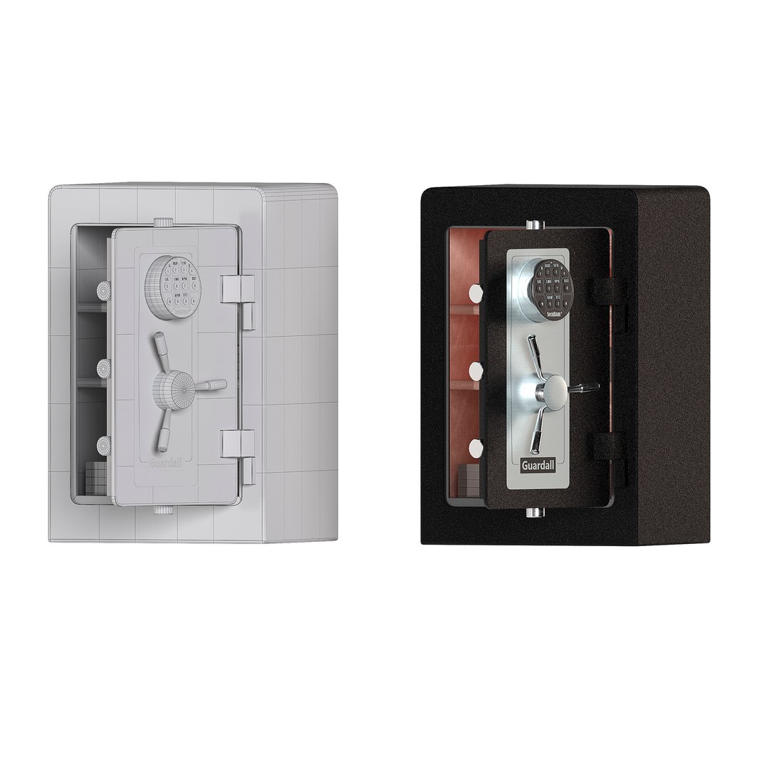 Home Vault Security Safe 3D Model - TurboSquid 2005782