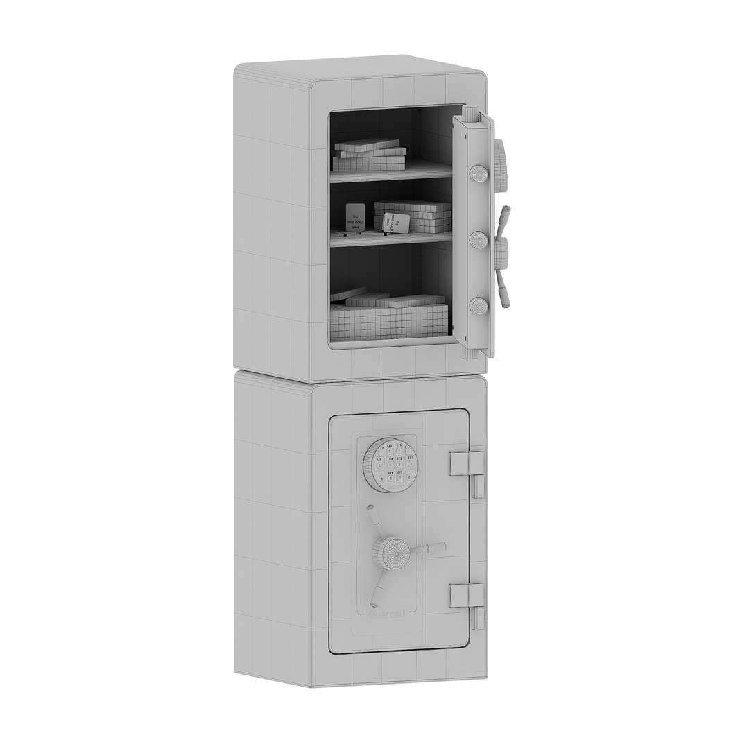 Home Vault Security Safe 3D Model - TurboSquid 2005782