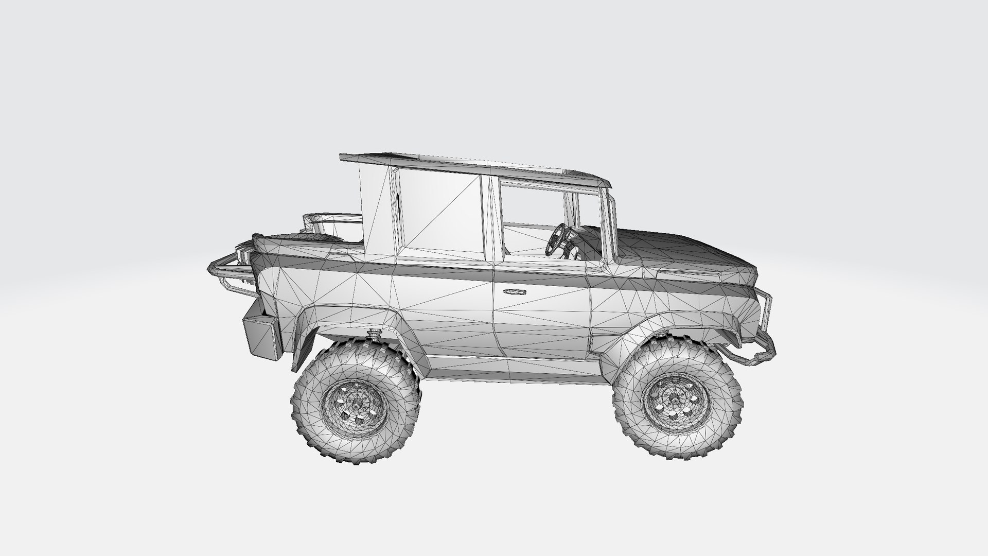 3D Horizon Baja Car Silver - TurboSquid 1486821