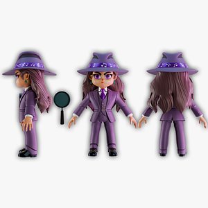 3D Characters Detective Models - Browse & Download Formats - TurboSquid