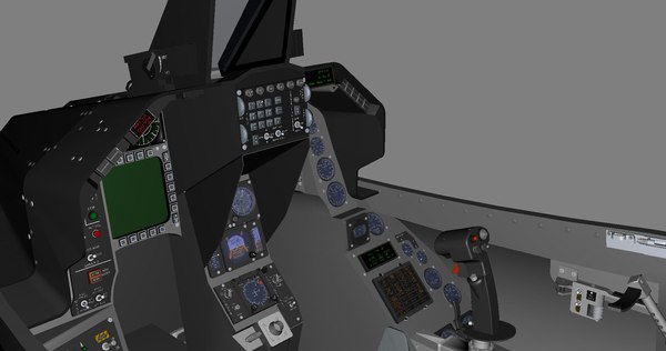 3D f-16 cockpit model - TurboSquid 1683994