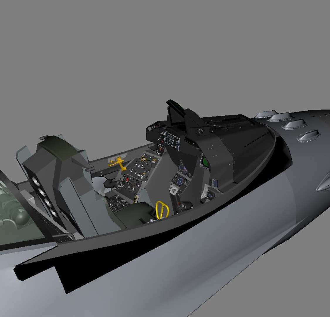 3D F-16 Cockpit Model - TurboSquid 1683994