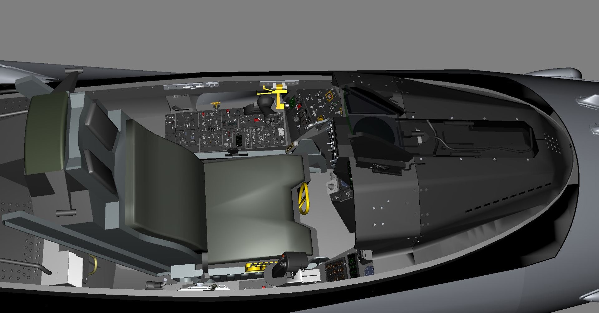 3D F-16 Cockpit Model - TurboSquid 1683994