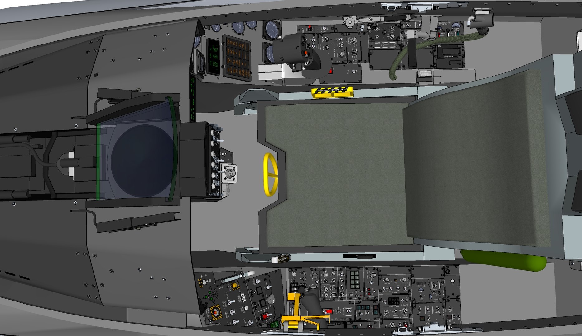 3D F-16 Cockpit Model - TurboSquid 1683994