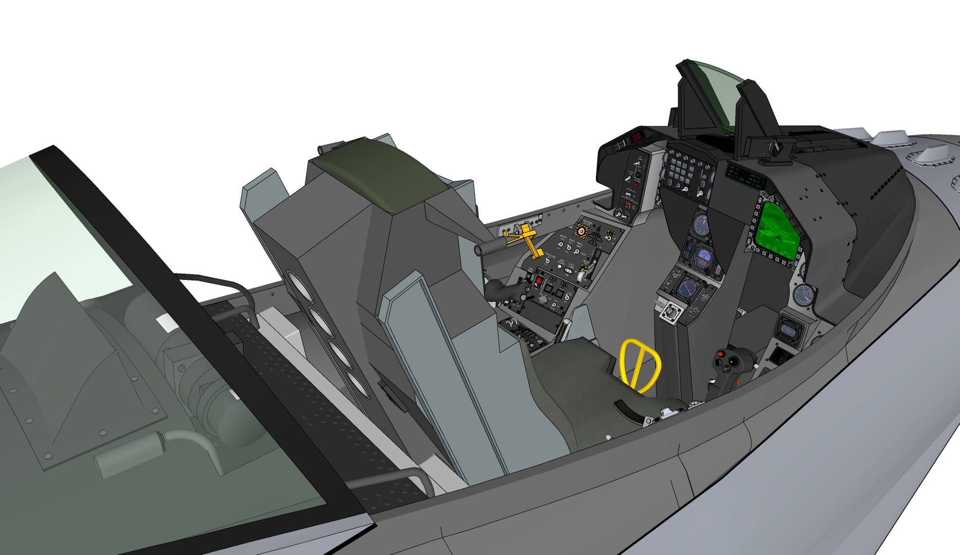 3D f-16 cockpit model - TurboSquid 1683994