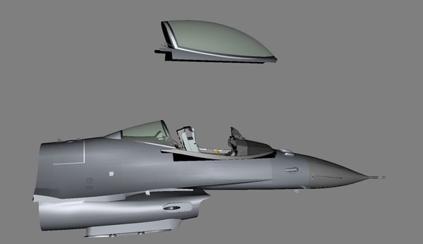 3D f-16 cockpit model - TurboSquid 1683994