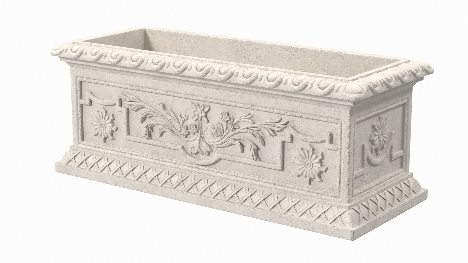 3D Provence Trough Planter H30 Model - TurboSquid 1942184