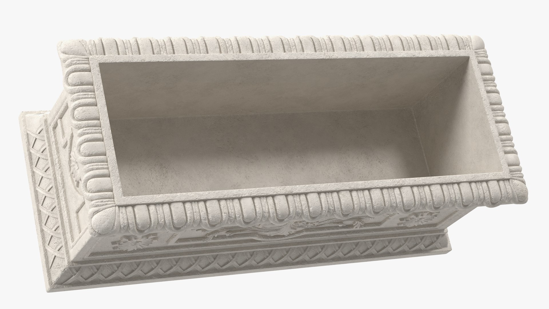 3D Provence Trough Planter H30 Model - TurboSquid 1942184