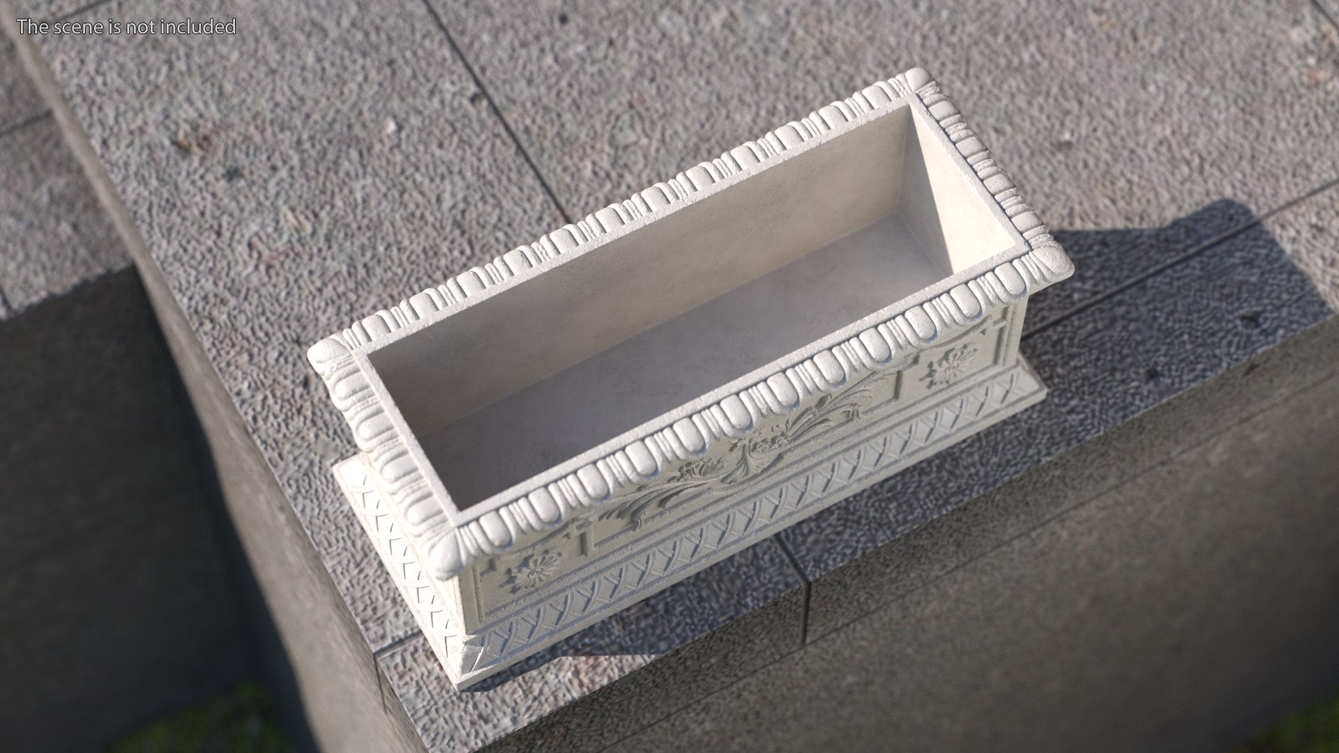 3D Provence Trough Planter H30 Model - TurboSquid 1942184